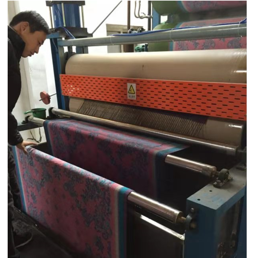 Acrylic Shawl Soft finish Stenter machine Heat setting Drying Wet ...