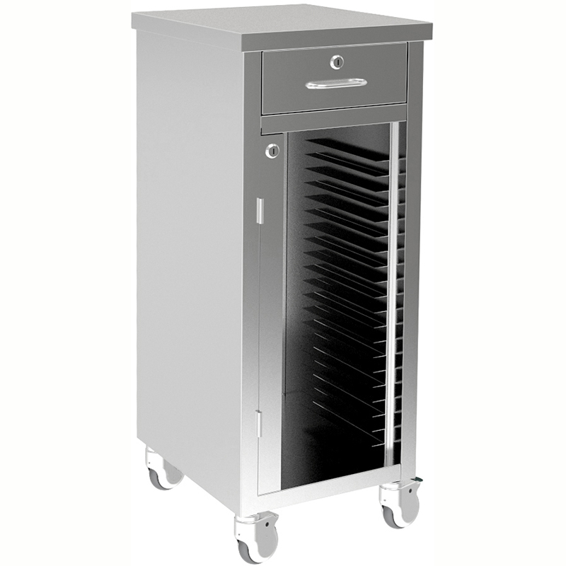 (MS-T140S) Hospital Stainless Steel Medical Records Trolley - Buy ...