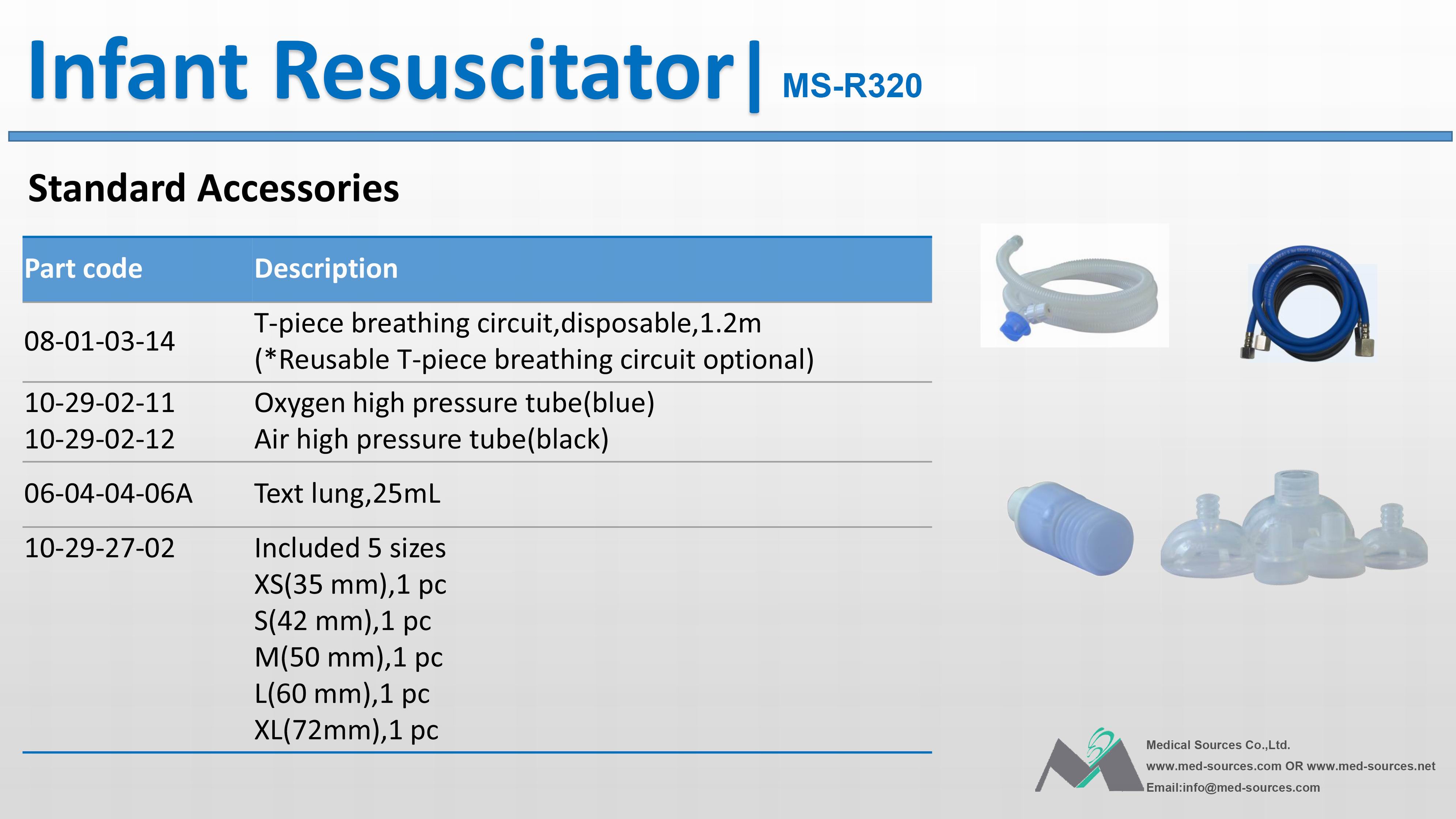 MS-R320 Infant Resuscitator - Buy Infant Resuscitator, CPAP ...